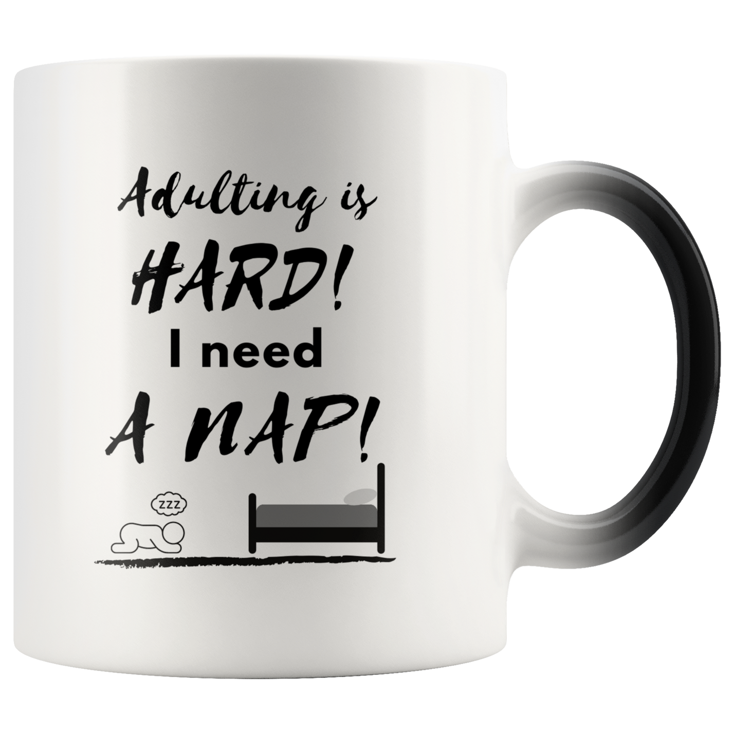 Adulting is HARD! - Colour-Changing 'Magic Mug' Series – Brown-Eyed ...